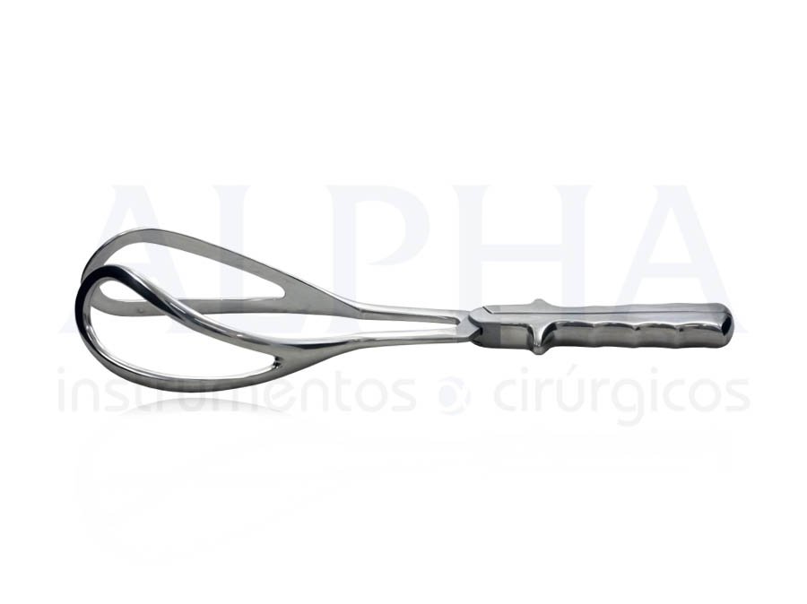 Forceps ginecológico Simpson Braun 36cm • Harte Instrumentos