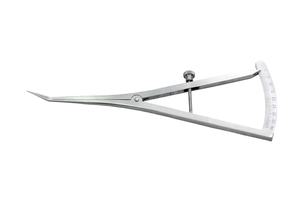 Compasso Castroviejo angulado 17cm 0-40mm