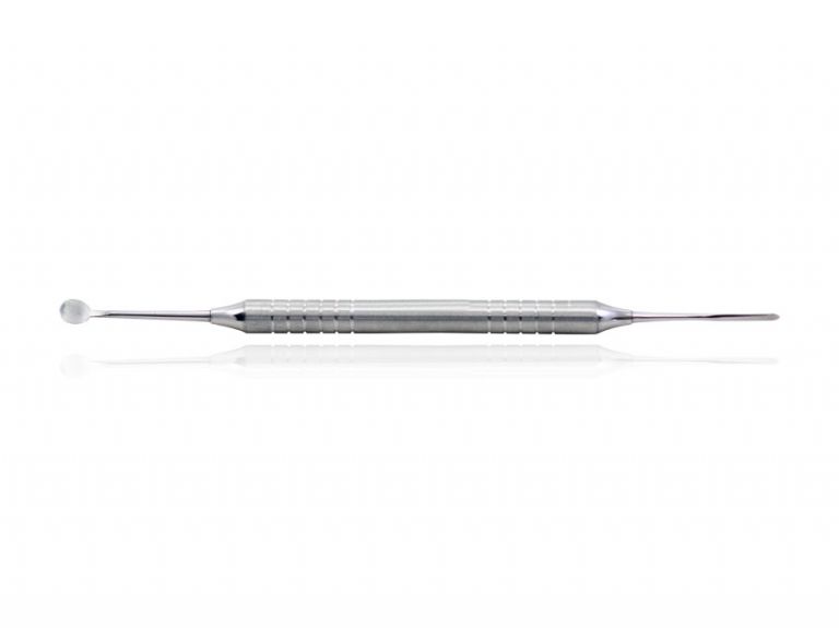 Periótomo Reto com Cureta Molt 4 • Harte Instrumentos Cirúrgicos