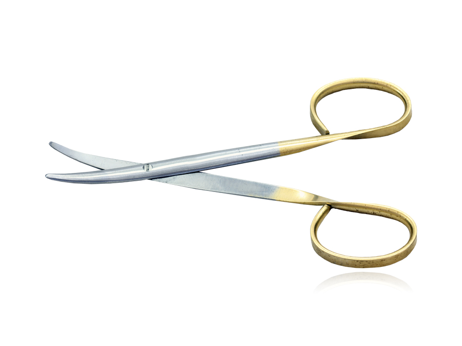 Tesoura iris curva ponta romba 12 cm ribbon