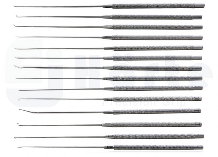 Kit de micro dissector de Rhoton (14 peças + estojo) - Harte ...