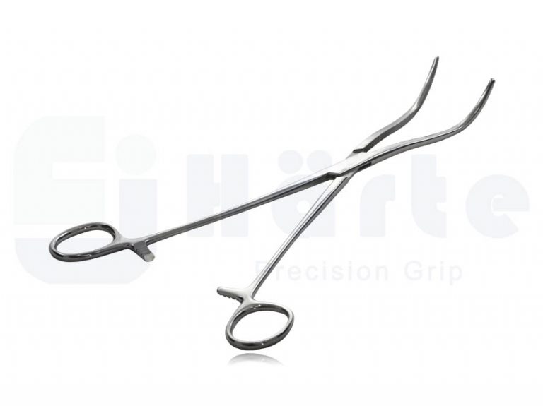 Pinça Guyon 24cm P/ Pediculo Renal - Harte Instrumentos Cirúrgicos