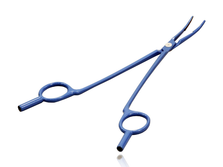 Pinça Bipolar Hemostática Curva 20cm - Harte Instrumentos Cirúrgicos