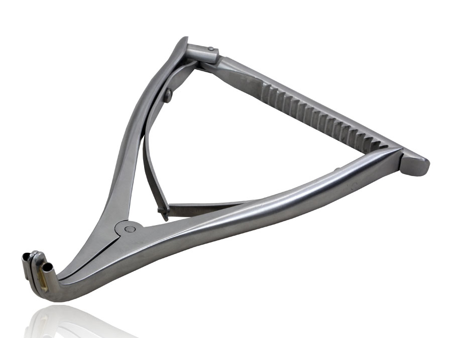 Afastador Spreader Curvo 15cm com Passador de Fio - Harte Instrumentos ...