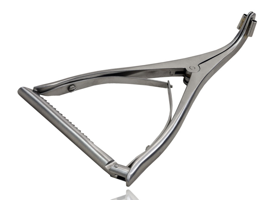 Afastador Spreader Curvo 15cm com Passador de Fio - Harte Instrumentos ...