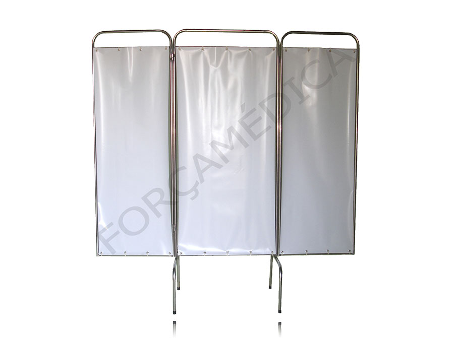 Biombo Triplo Inoxidável – Lona Plástica – Fixo - FM6045 - Harte ...