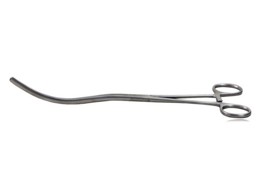 Pinça Kocher Intestinal 25cm Curva - Harte Instrumentos Cirúrgicos