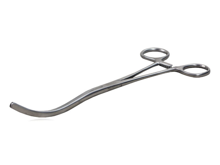 Pinça Kocher Intestinal 25cm Curva - Harte Instrumentos Cirúrgicos