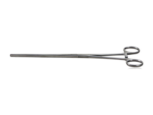 Pinça Kocher Intestinal 25cm Reta - Harte Instrumentos Cirúrgicos