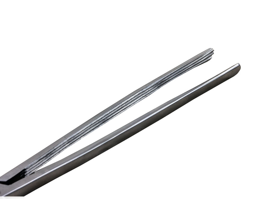 Pinça Kocher Intestinal 25cm Reta - Harte Instrumentos Cirúrgicos